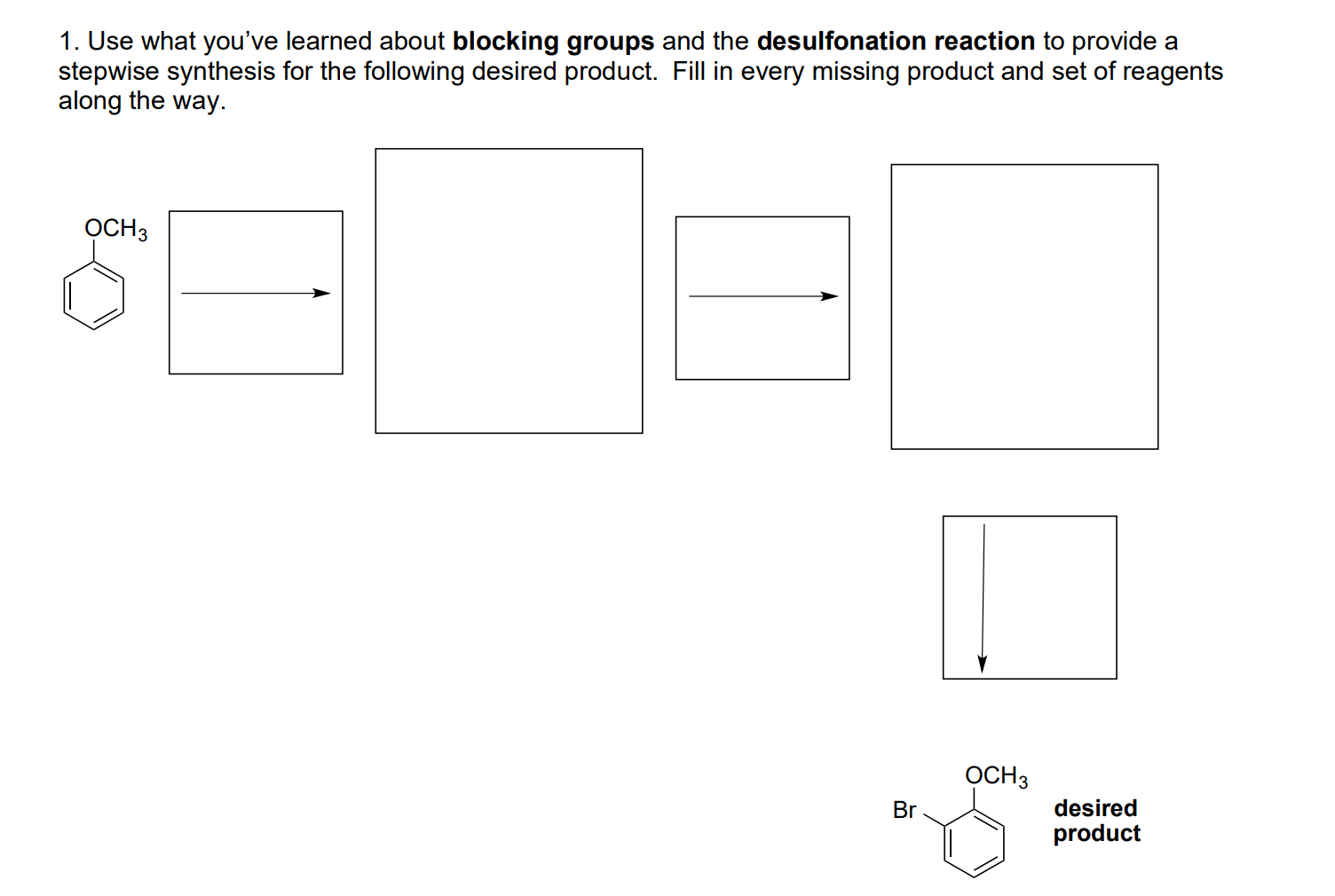Solved 1. Use what you've learned about blocking groups and | Chegg.com