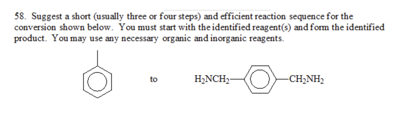 Solved Suggest a short (usually three or four steps) and | Chegg.com