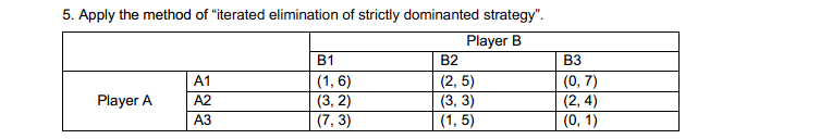 Solved 5 Apply The Method Of Iterated Elimination Of