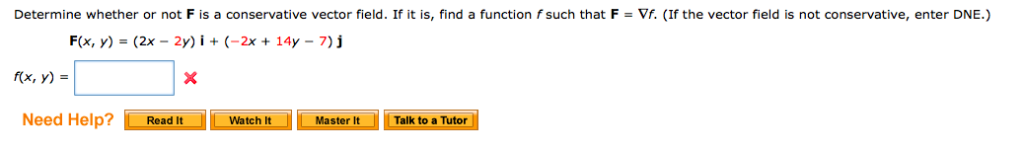 Solved Determine whether or not F is a conservative vector | Chegg.com