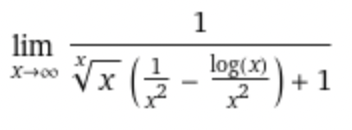 Solved Find the following limit. Note that when log is used | Chegg.com