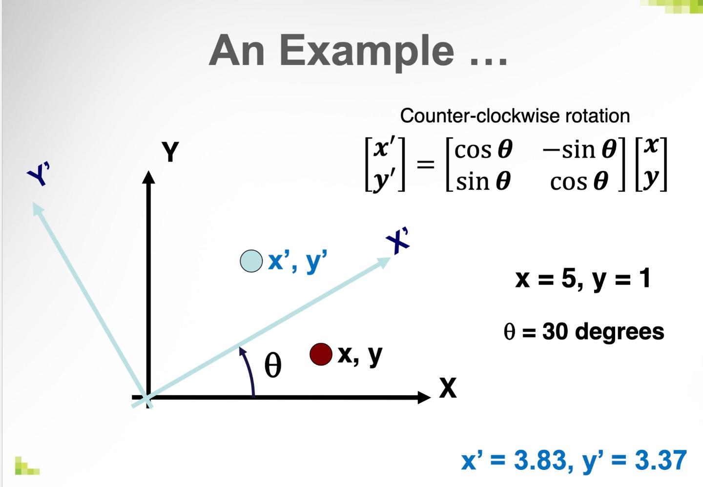 Solved Implement and test the below 3D rotation matrix in | Chegg.com