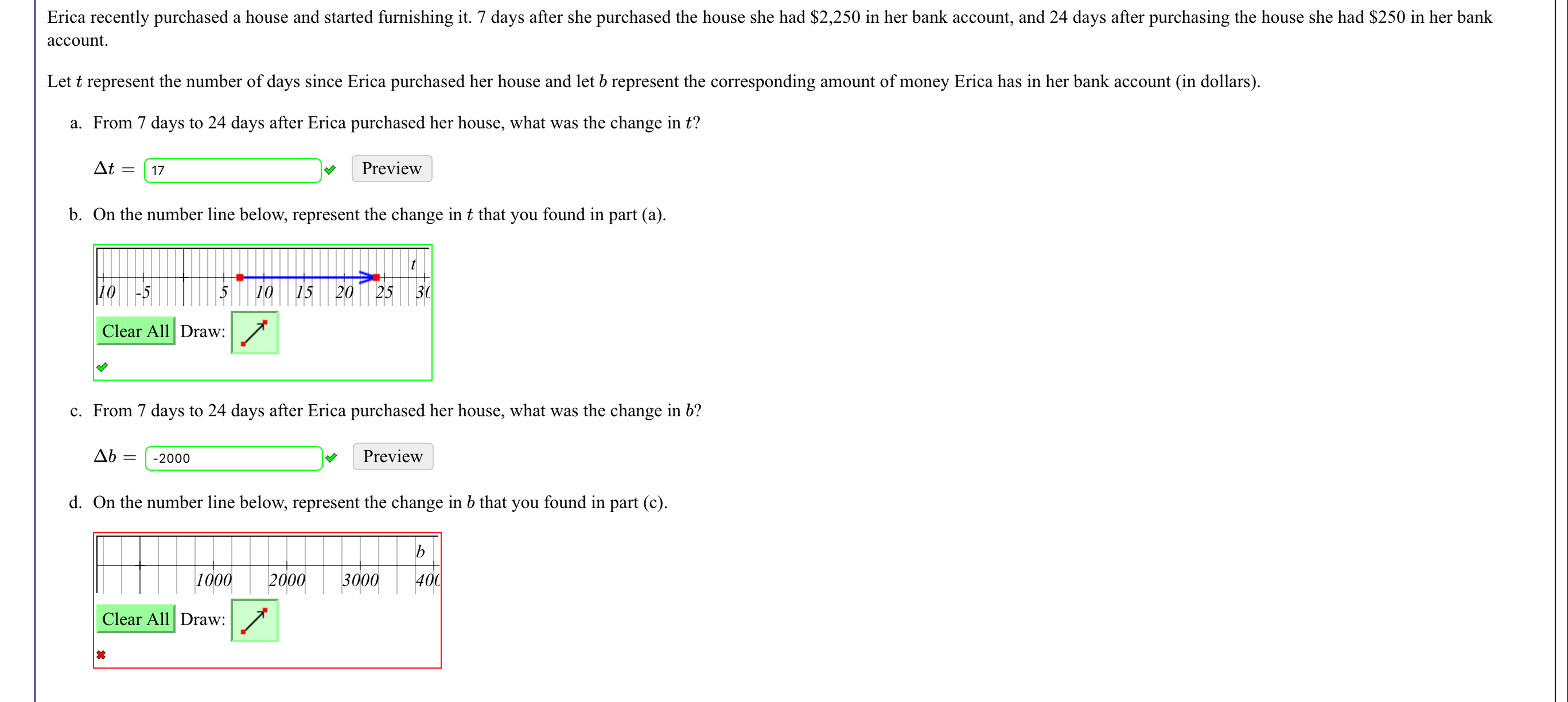 Solved Erica recently purchased a house and started | Chegg.com