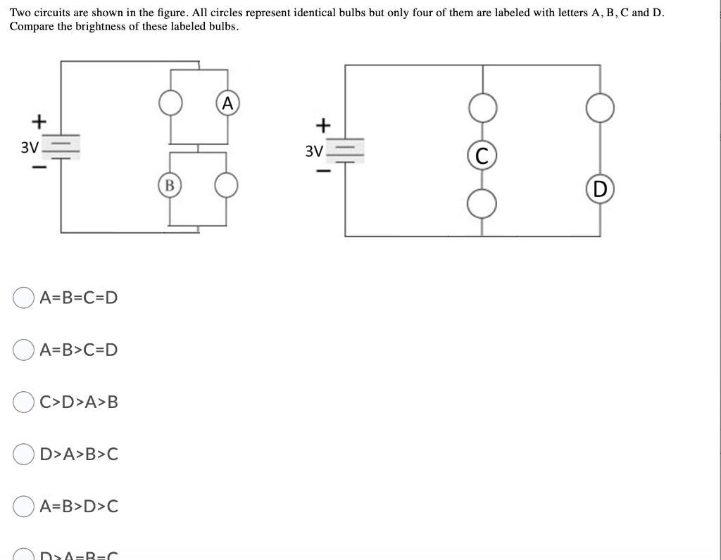 Solved Two circuits are shown in the figure. All circles | Chegg.com