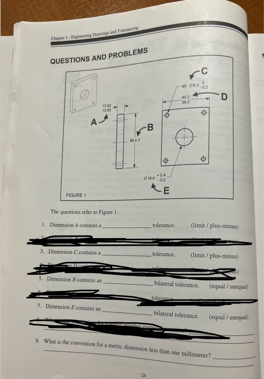 Solved 11. What does ASME Y14.5M-1994 stand for? ASME Y14.5 | Chegg.com