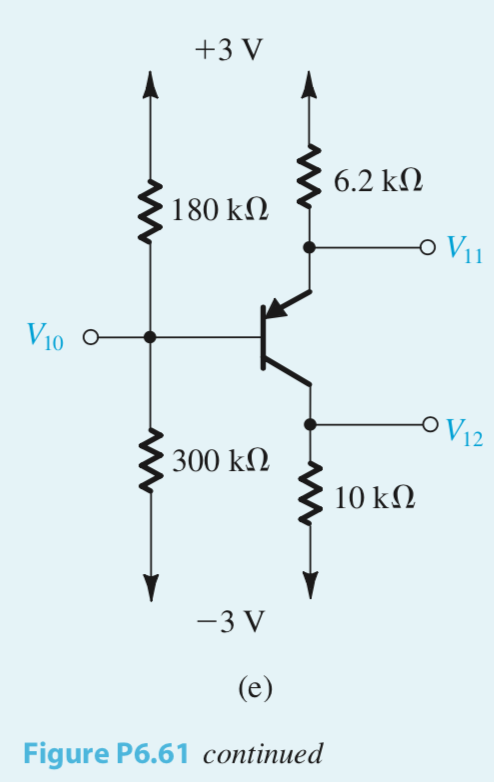 Solved *6.62 Repeat the analysis of the circuits in Problem | Chegg.com
