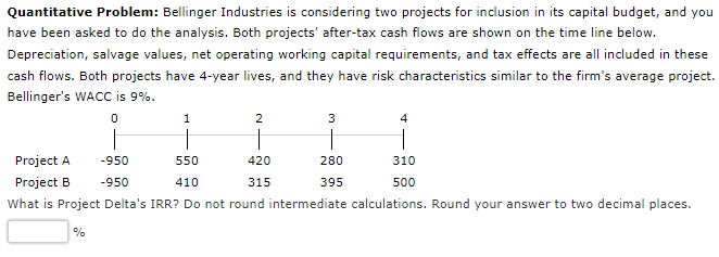 Solved Quantitative Problem: Bellinger Industries is | Chegg.com