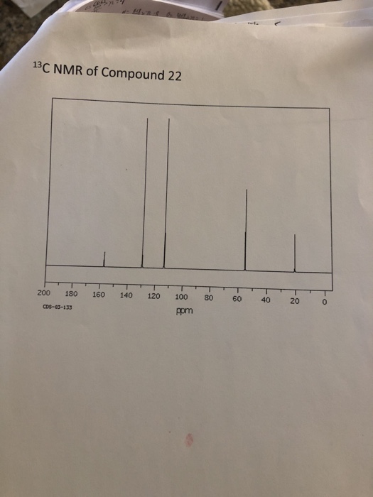 Solved PRACTICAL SPECTROSCOPY Compound 22 is a neutral, | Chegg.com