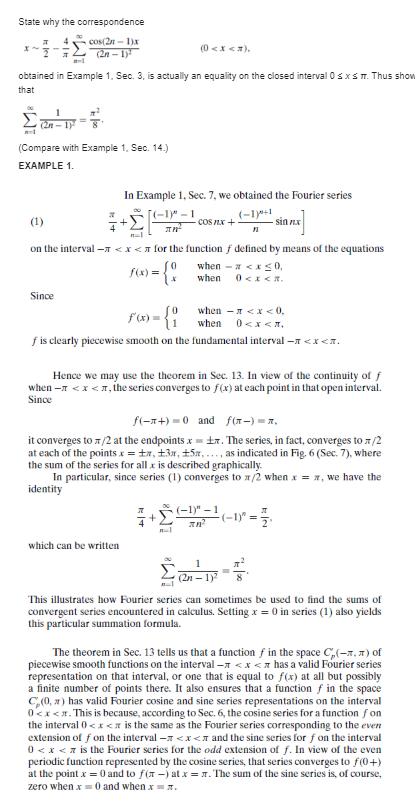 Solved Example 1 Section 14 is the example shown. For | Chegg.com