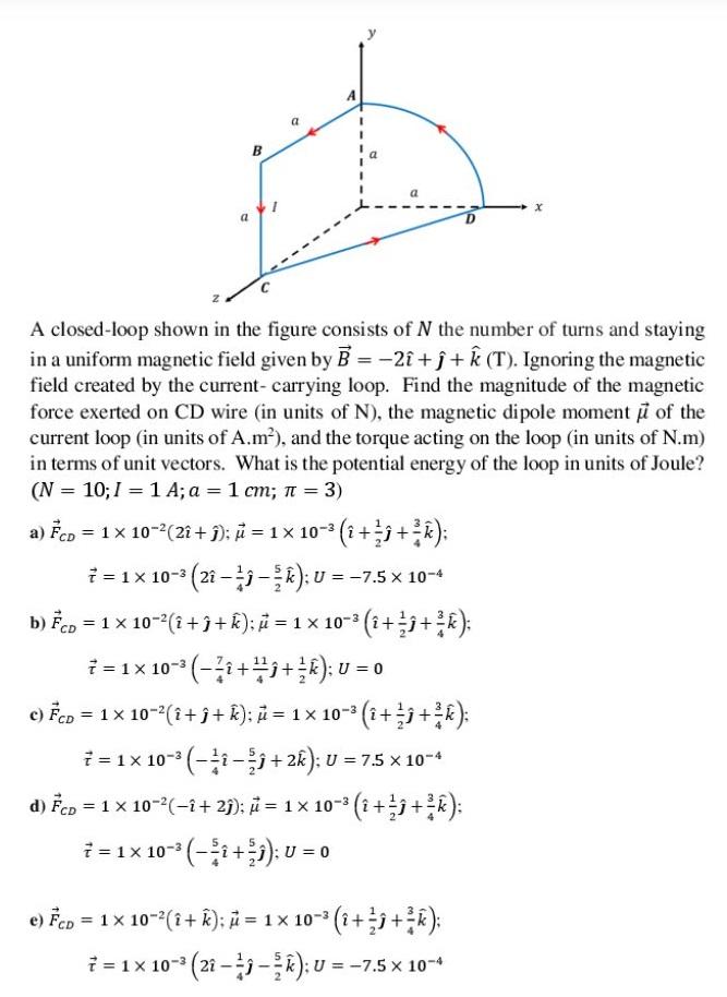 Solved X A closed-loop shown in the figure consists of N the | Chegg.com