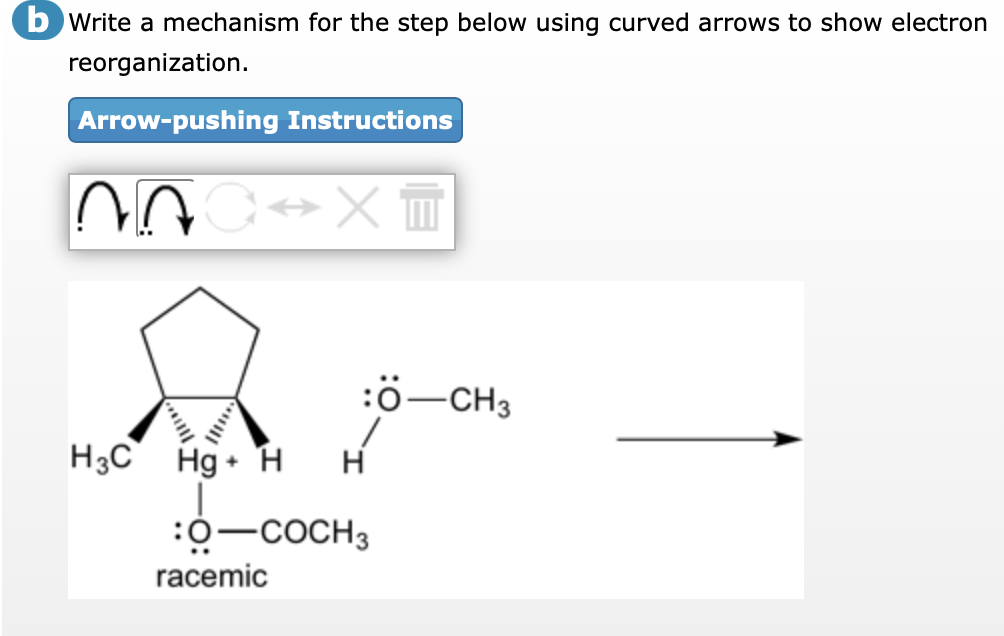 Solved Write a mechanism for the step below using curved | Chegg.com