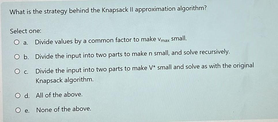 Solved Under what conditions could an approximation | Chegg.com