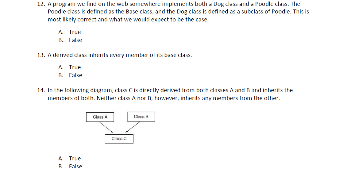 Solved 12. A program we find on the web somewhere implements | Chegg.com