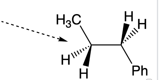 Solved Starting from the wedge-and-dash structure below | Chegg.com
