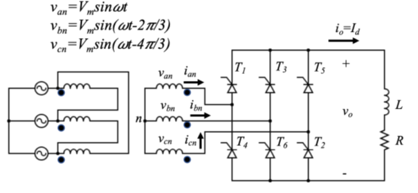 Solved 1)For the following circuit, the trigger angle (a) is | Chegg.com