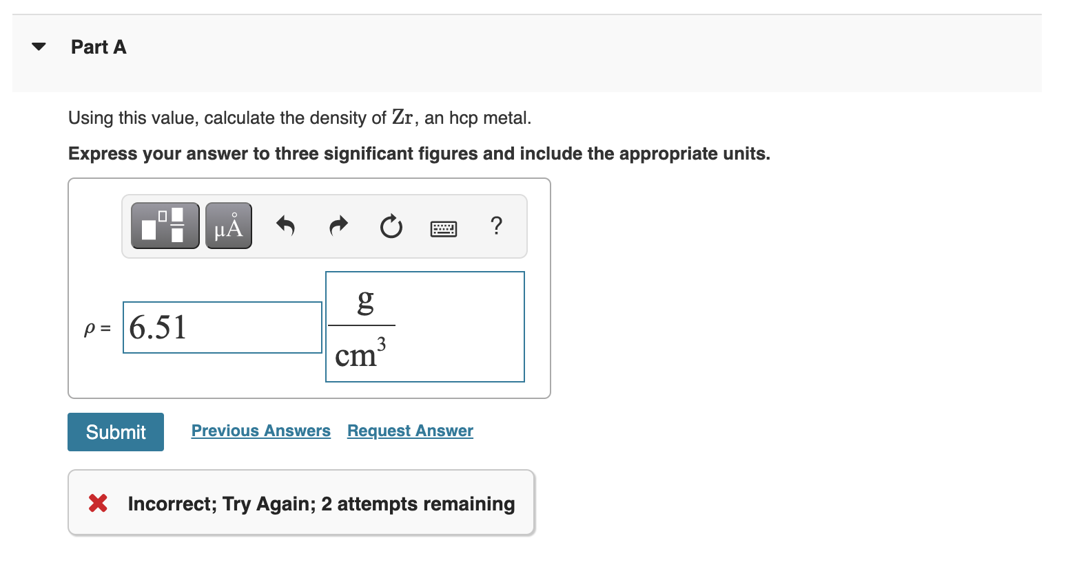 Solved Sorry! "For the hcp structure, the c/a ratio (height | Chegg.com