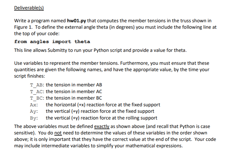 Solved The geometry of the truss that you are to analyze is | Chegg.com