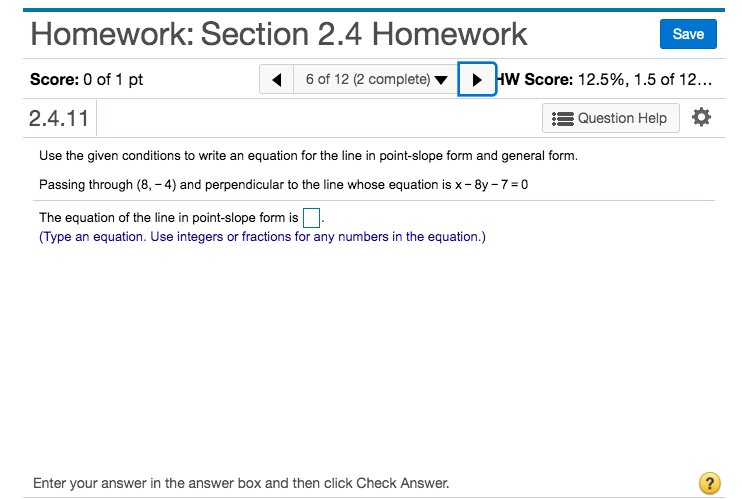 Solved Save Homework Section 2 4 Homework Score 0 Of 1 Pt