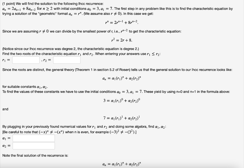 Solved where the numbers 𝑟𝑖,𝛼𝑖ri,αi have been found by | Chegg.com