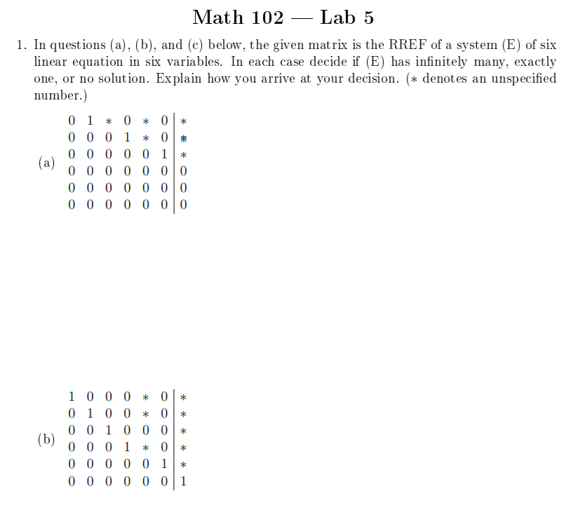 Solved Math 102 — Lab 5 1. In questions (a), (b), and (c) | Chegg.com