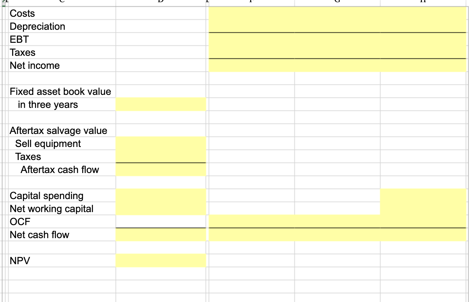 Solved Quad Enterprises is considering a new three-year | Chegg.com