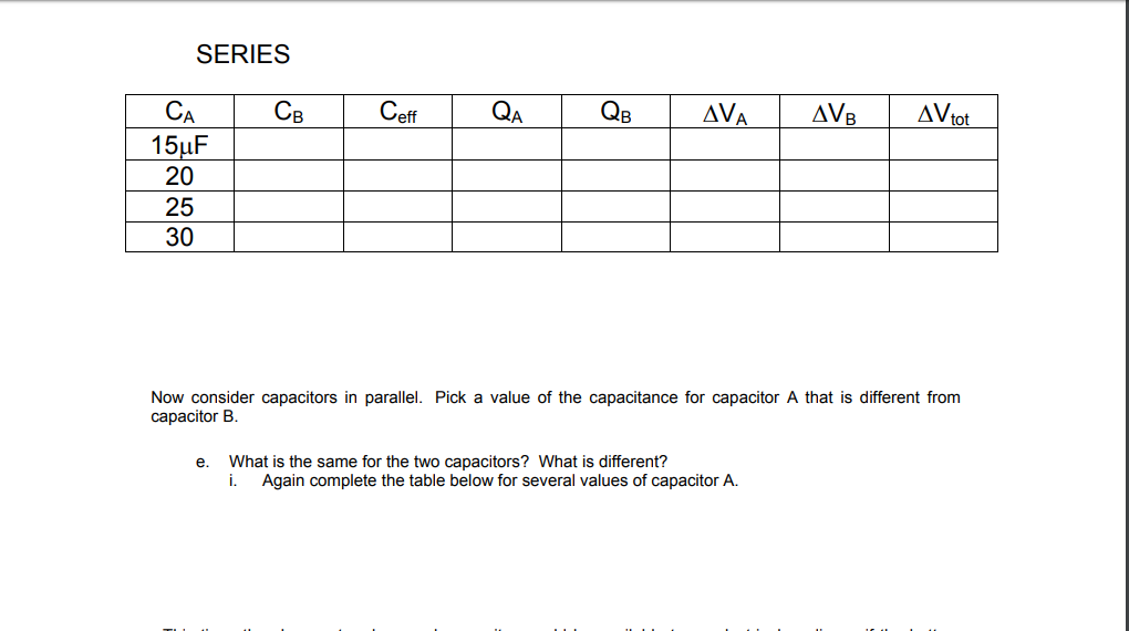 Solved Worksheet for Exploration 26.4: Equivalent | Chegg.com