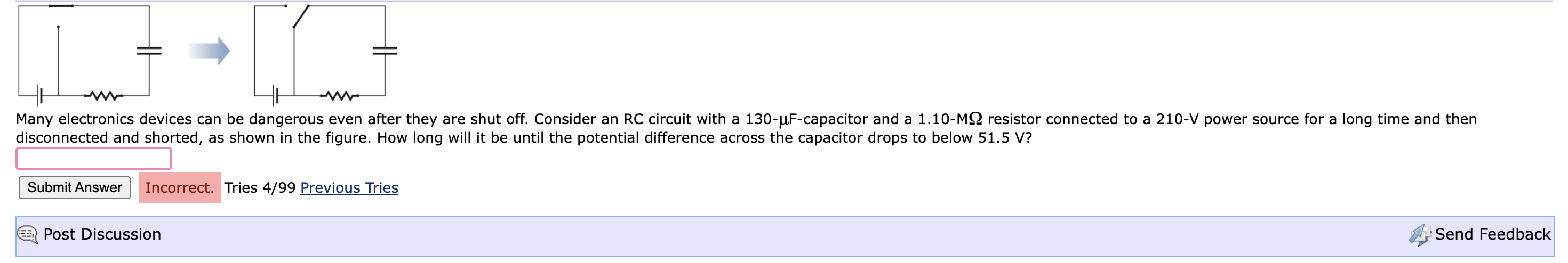 Solved disconnected and shorted, as shown in the figure. How | Chegg.com