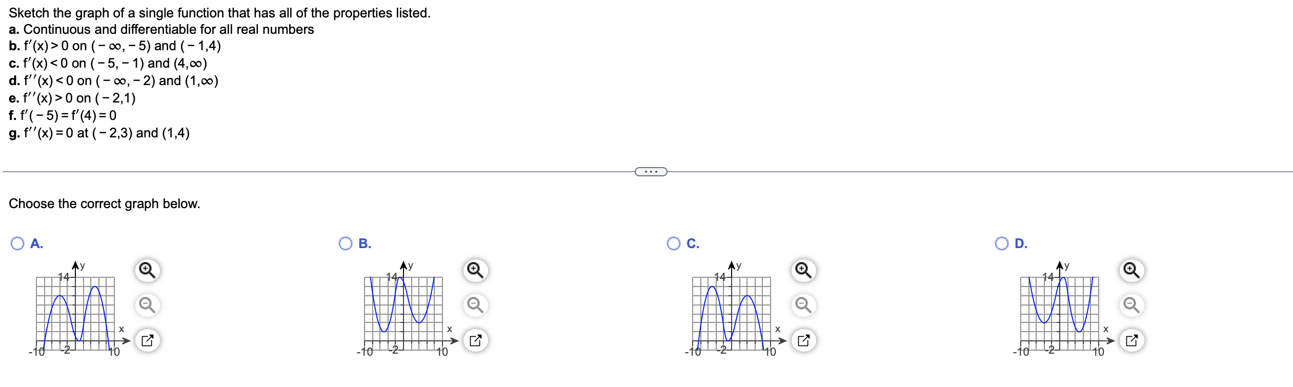 Solved Sketch the graph of a single function that has all of | Chegg.com