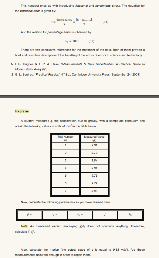 Solved This handout ends up with introducing fractional and | Chegg.com