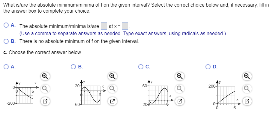 Solved Use The Given Function And The Given Interval To 7105