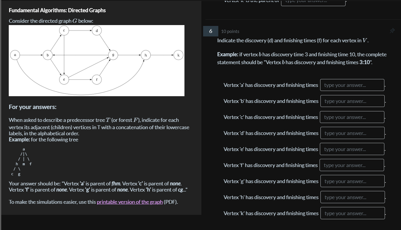 Solved • Breadth-First-Search, on directed and undirected | Chegg.com