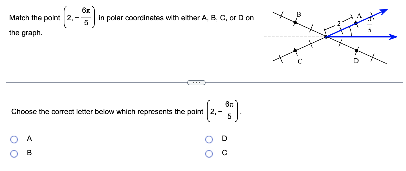 Solved Match the point left parenthesis 2 comma negative | Chegg.com