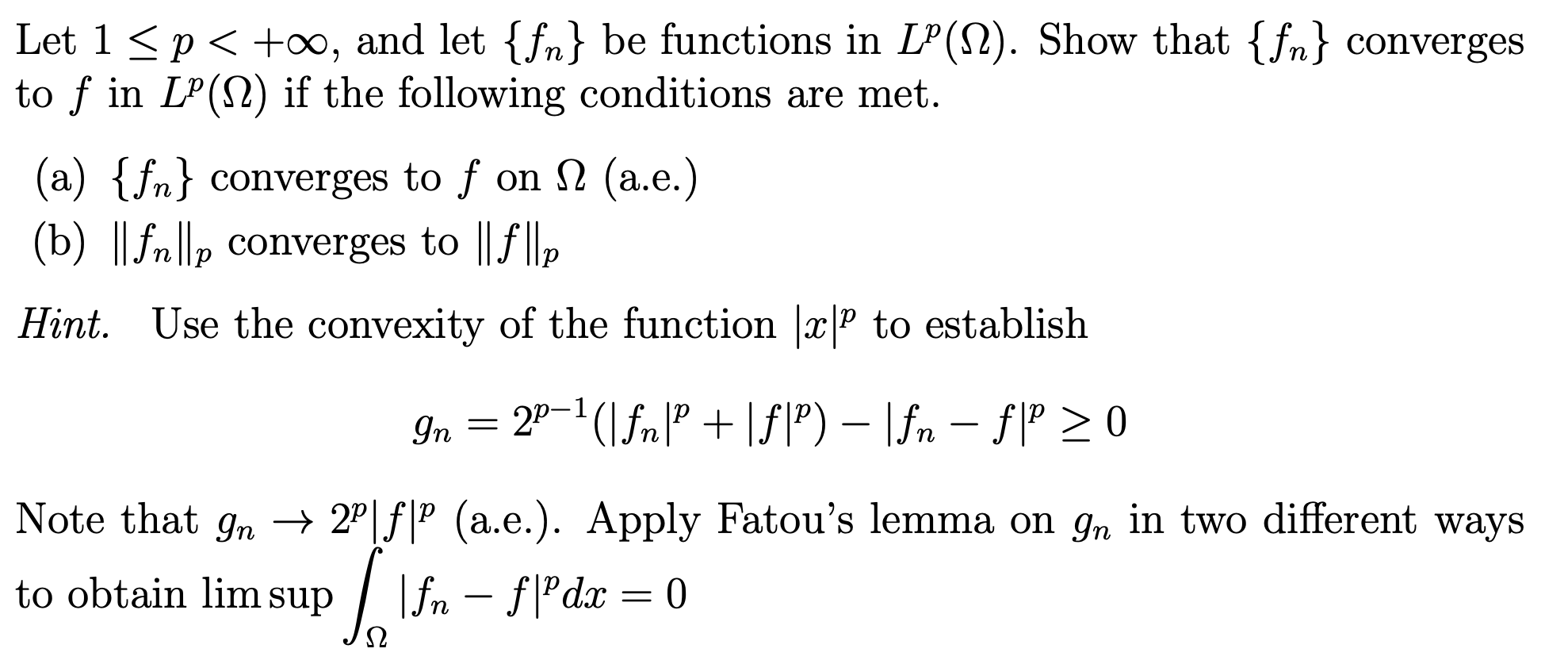Solved Let 1 0 Note that In + 2º|f\” (a.e.). Apply | Chegg.com