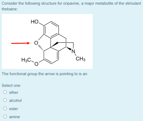 Solved Consider the following structure for oripavine, a | Chegg.com