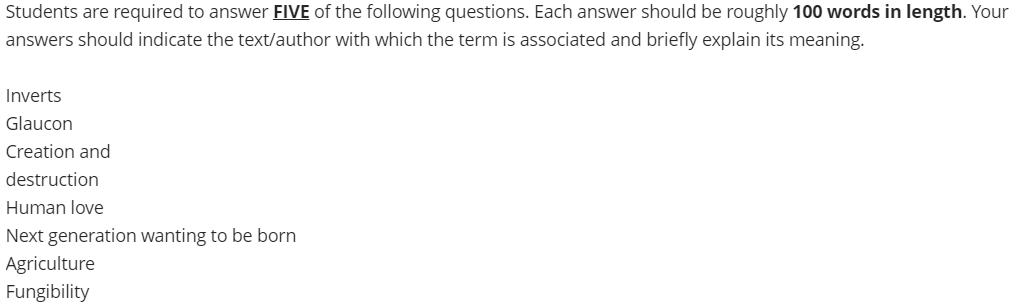 Solved Students are required to answer FIVE of the following | Chegg.com