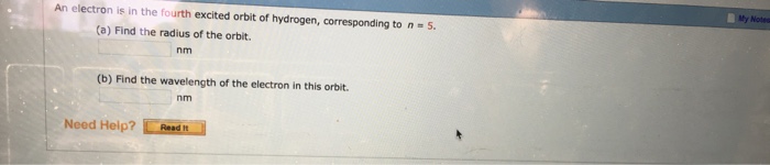 Solved An Electron Is In The Fourth Excited Orbit Of
