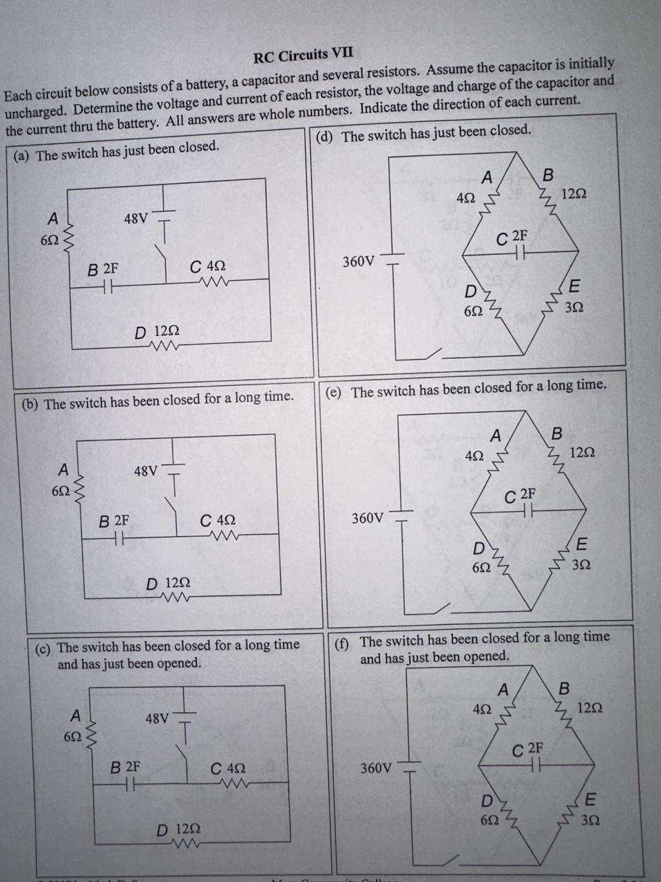 DC Circuits VII | Chegg.com