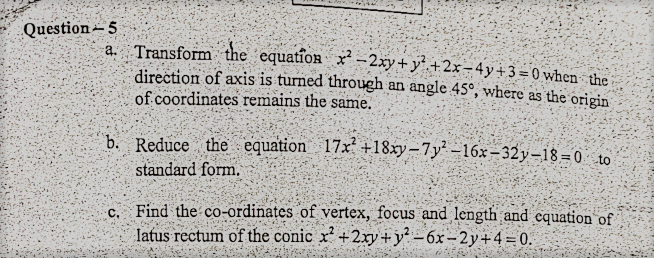 Solved solve a , b & c in details step by step | Chegg.com