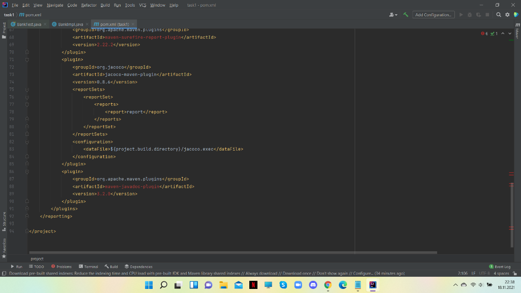 Solved Eile Edit View Navigate Code Elefactor Build Fun | Chegg.com