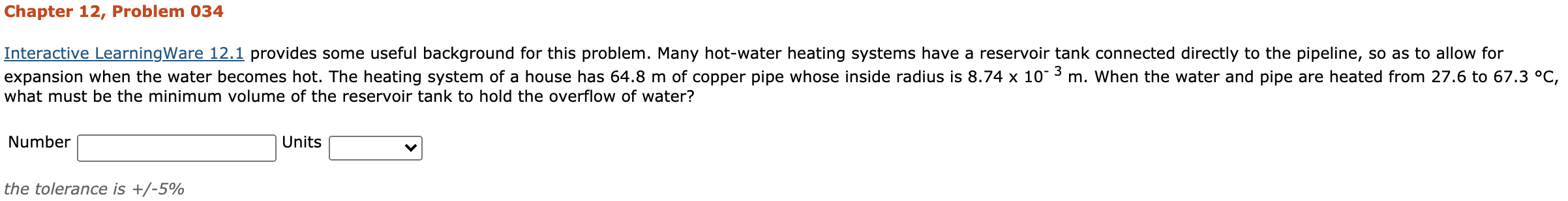 Solved Chapter 12, Problem 034 Interactive Learning Ware | Chegg.com