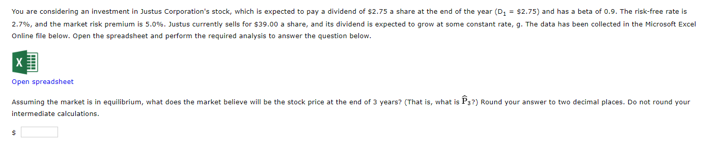 Solved Online file below. Open the spreadsheet and perform | Chegg.com
