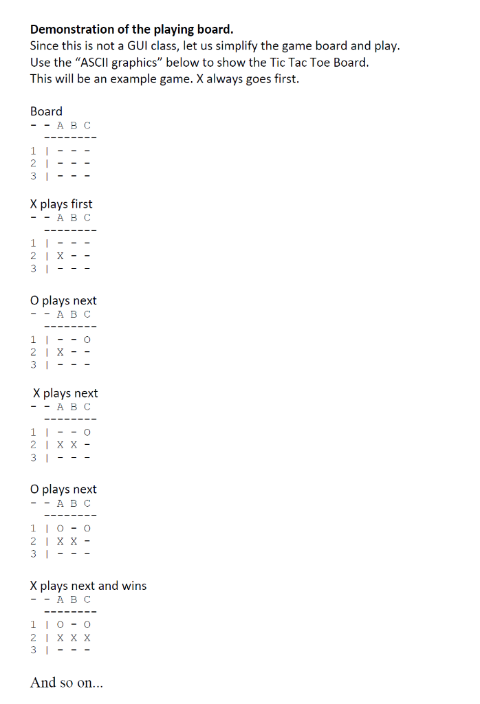Solved Part 2: Tic Tac Toe (60\% of Project Grade) In part 2 | Chegg.com
