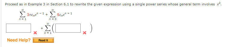 Solved Proceed as in Example 3 in Section 6.1 to rewrite the | Chegg.com