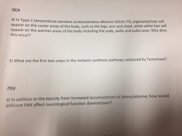 Solved OCA 4) I n Type-1 temperature-sensitive | Chegg.com