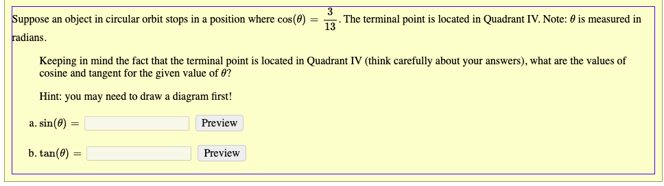 Solved 3 13 Suppose An Object In Circular Orbit Stops In A