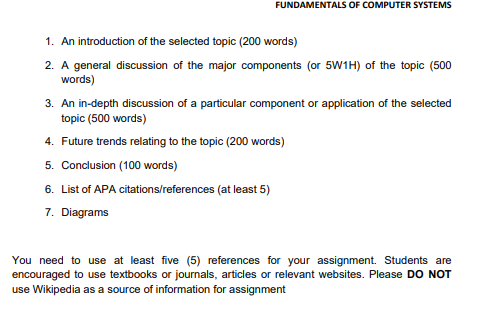 Solved Assessment 2: Individual Assignment Weightage 30% | Chegg.com