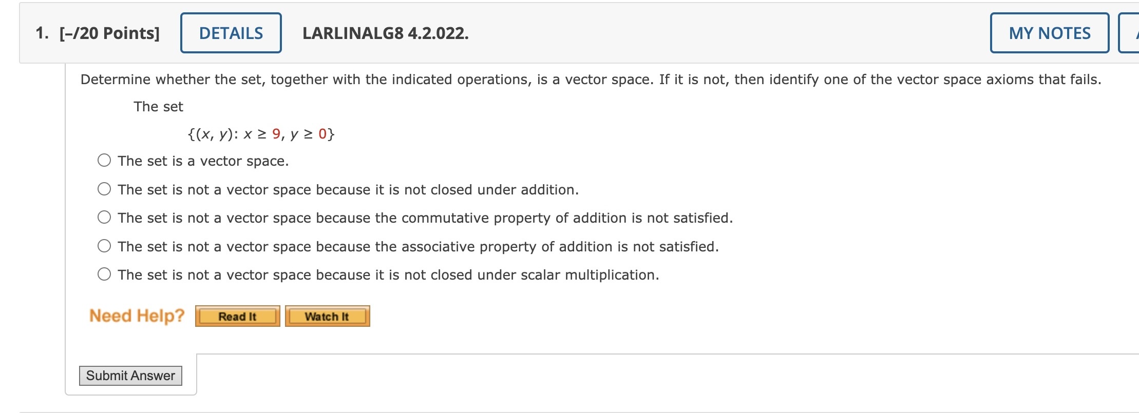 Solved Determine whether the set, together with the | Chegg.com