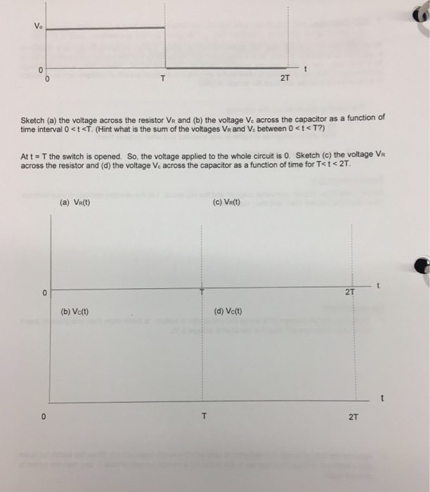 Solved Sketch the circuit diagram of a series RC circuit | Chegg.com