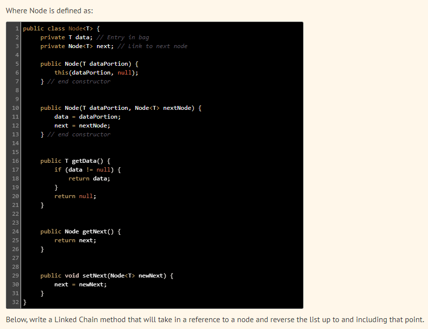 Solved Consider the following class definitions:Where Node | Chegg.com
