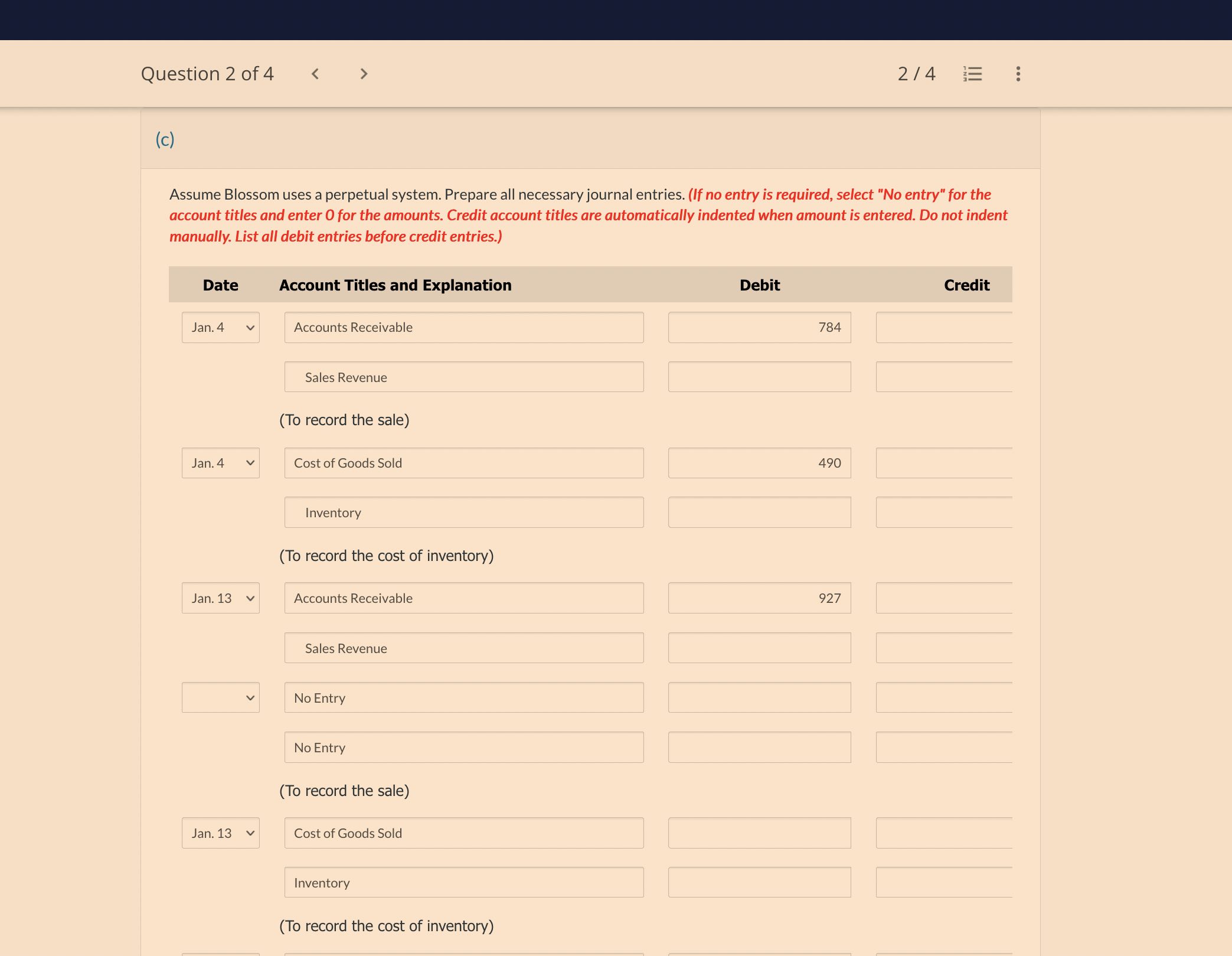 Solved Topic is FIFO cash flow and Journal Entries for | Chegg.com